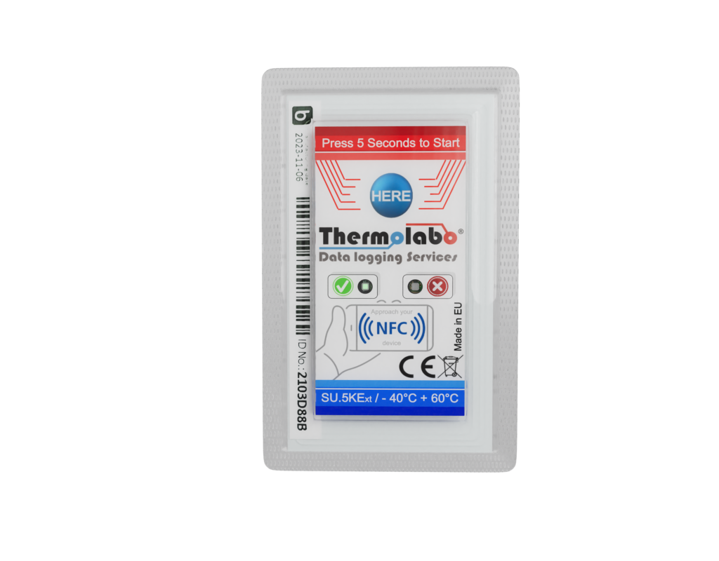 NFC Temperature Data Logger - Sensolabo® - Reusable